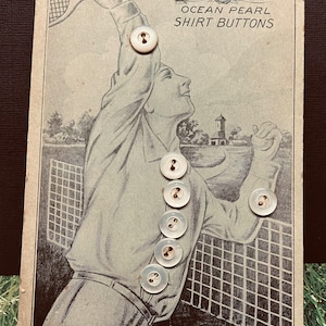 Circa 1920s ‘qualite (?) Superior’ Ocean Pearl MOP Shirt Original ...