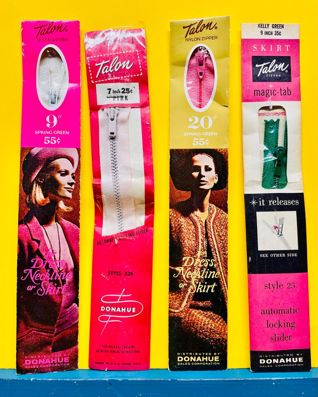 Vintage Talon Zippers Lot, NOS Graphic Packaging - Etsy