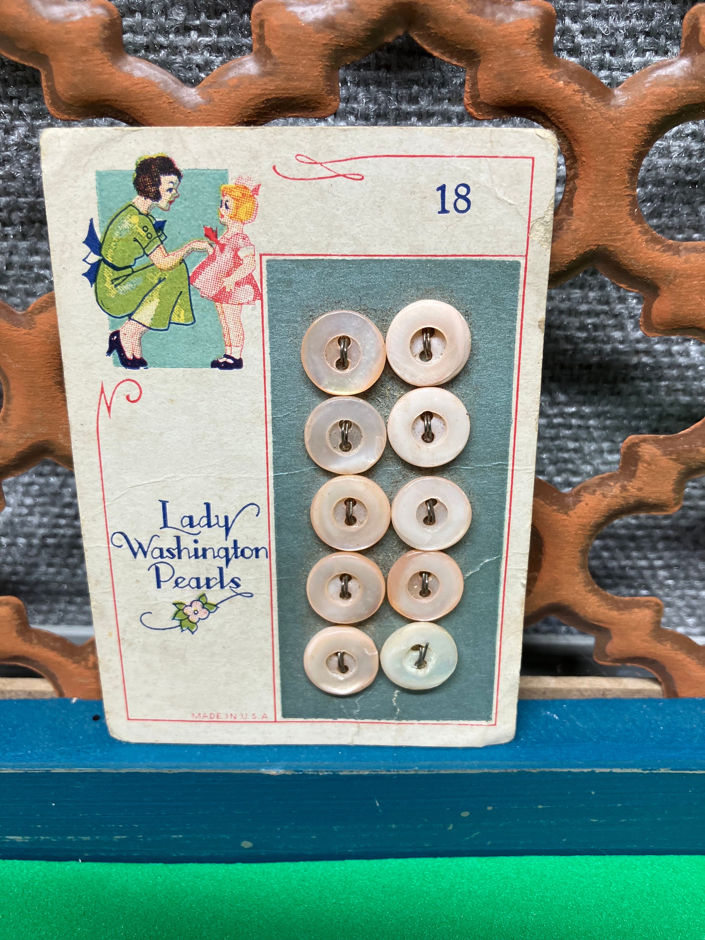 Antique Vintage Complete Button Cards Lot of Baby and Doll Buttons. - Etsy