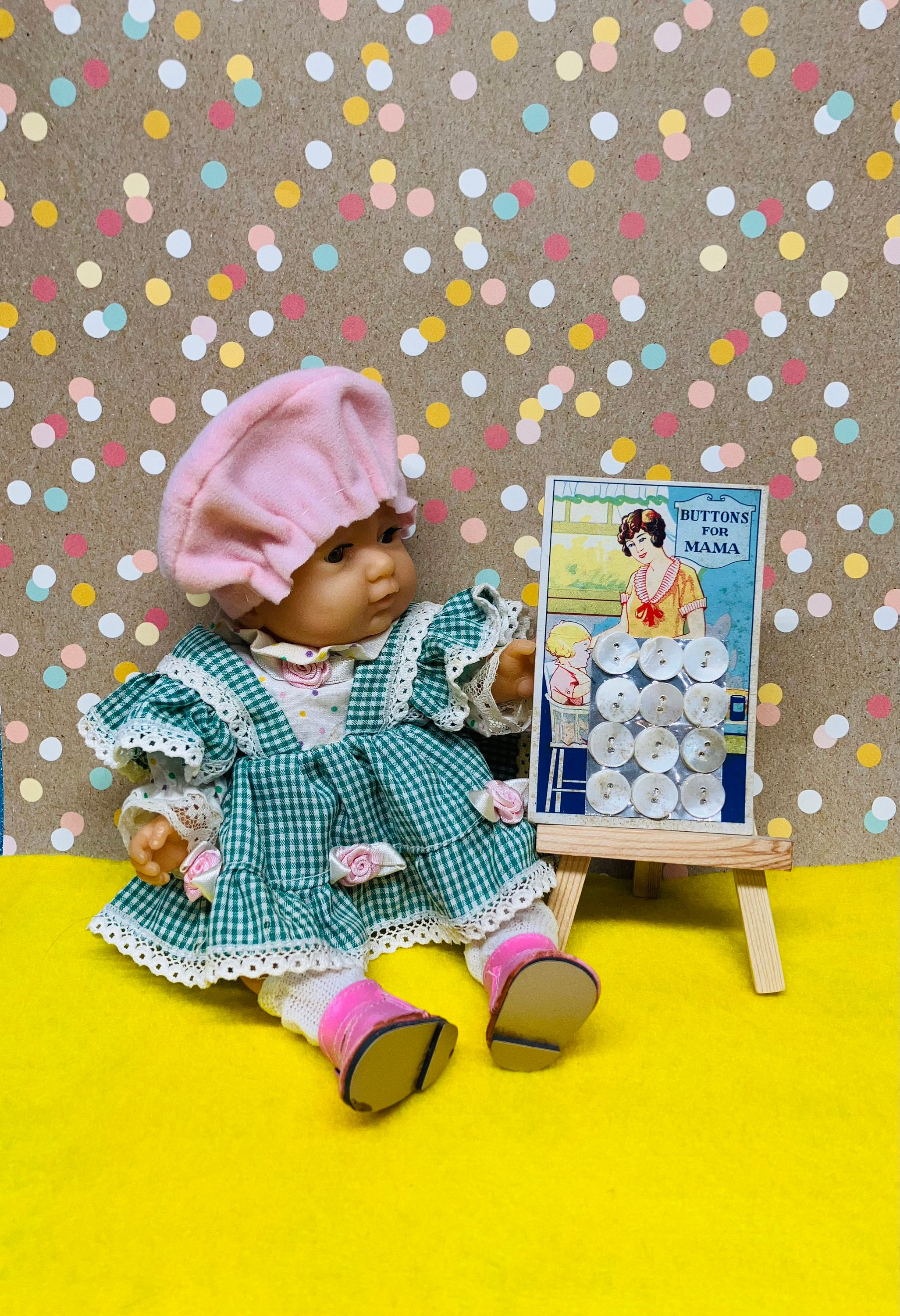 Vintage 1920s buttons for Mama Original NOS Button Card With Beautiful ...