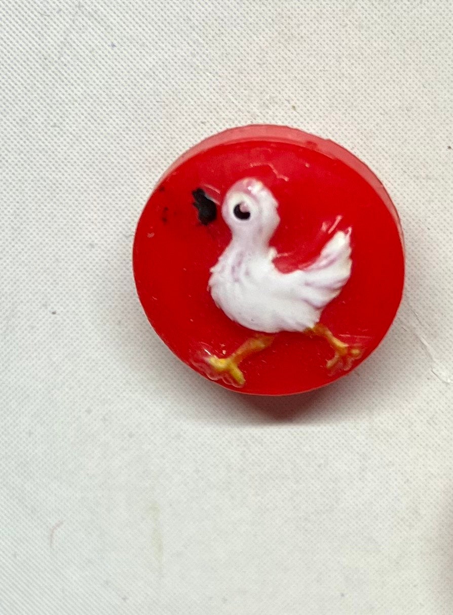 Vintage Kiddie pacific Brand Original Button Card With Its 5 Original ...