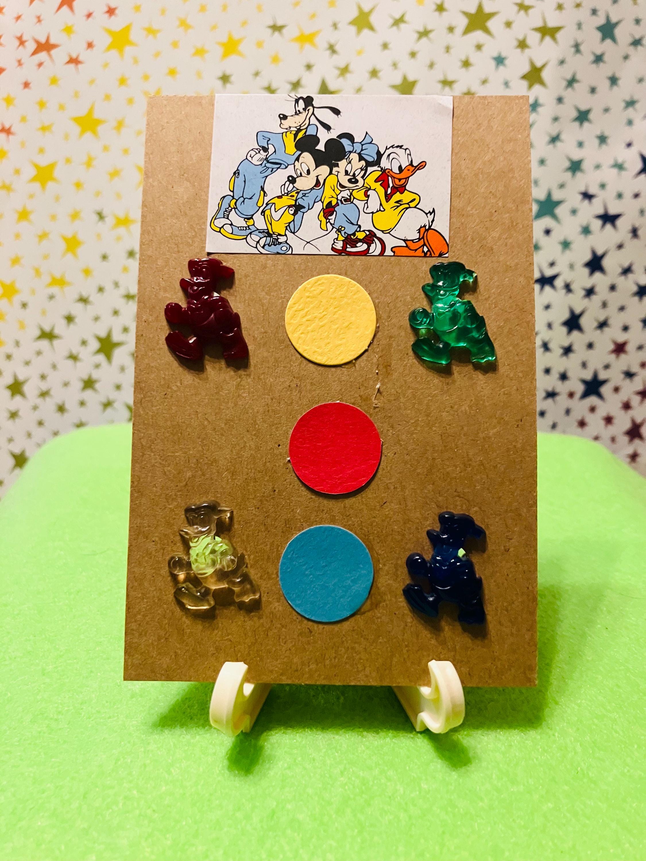 Four Disney Donald Duck 1930s to 40s Realistic Buttons. Green, Dark ...