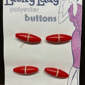Three ‘luckyday’ Brand Reproduction Button Cards Attractively ...