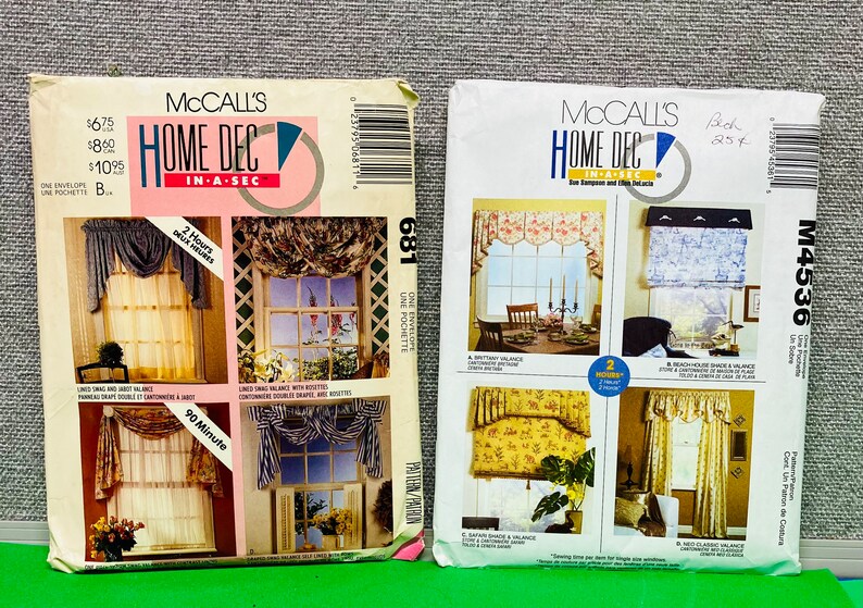 Eleven Vintage Patterns Craft-dolls-curtains-pillows 1980 to 2004 - Etsy