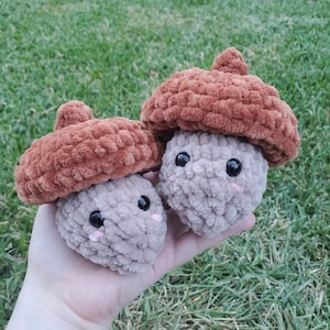 Crochet Acorn Pop Plush Fidget Toy | ADHD Plushie | Sensory Toys ...