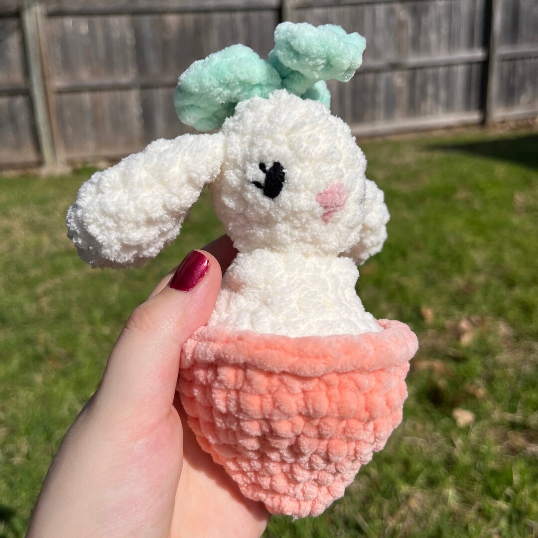 Crochet Bunny Pop Plush Fidget Toy | ADHD Plushie | Sensory Toys ...