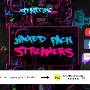 Jinx Stinger Transition for Twitch Streamers | "jinxed" | Pink & Blue ...