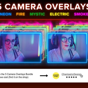 Animated Mystic Camera Overlay Twitch | Customizable Color | Webcam ...