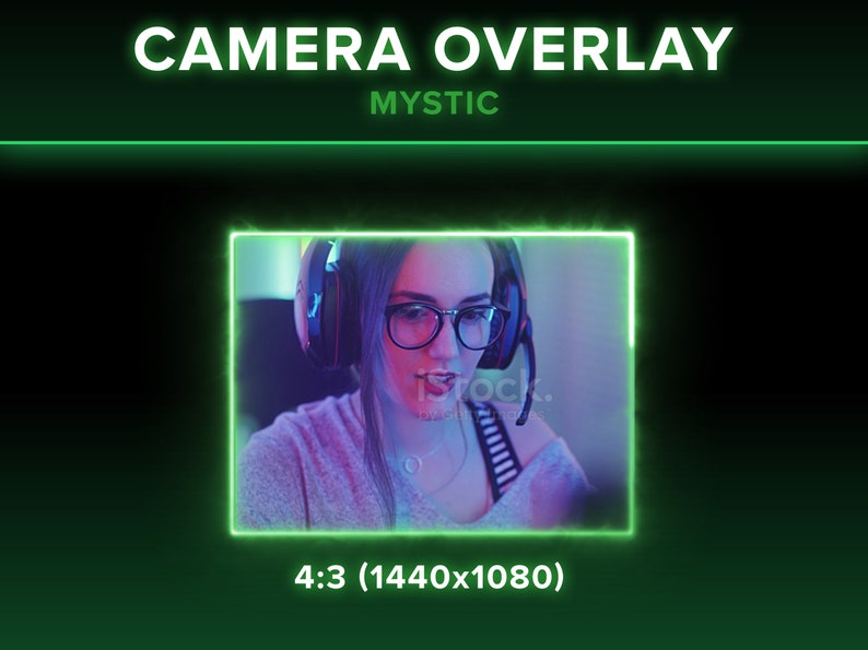 Animated Mystic Camera Overlay Twitch | Customizable Color | Webcam ...