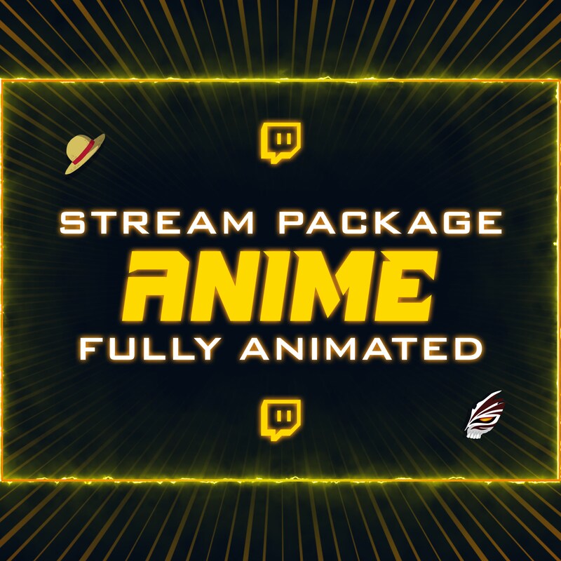 Luffy Stream Overlay - Etsy