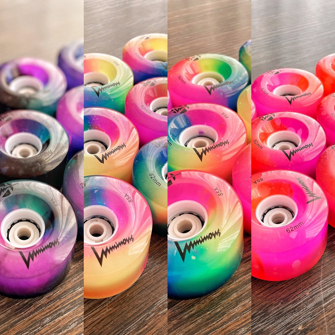 Galaxy Dyed Glow Luminous Wheels, 62mm X 85A (sets of 8) - Etsy