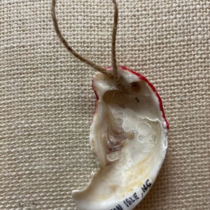 Oyster Shell Santa Ornament - Etsy