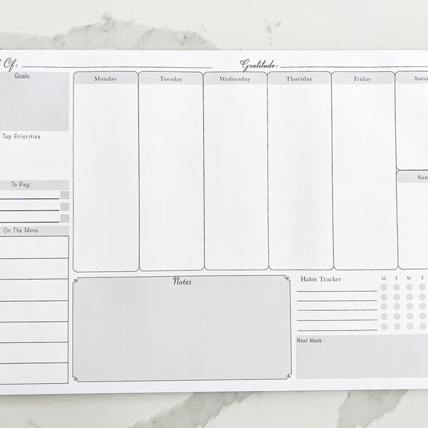 Tear Away Calendar - Etsy