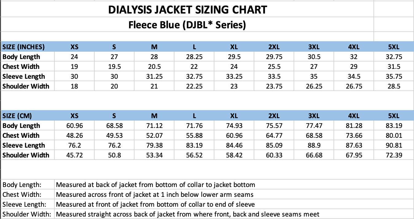 Fleece Jacket for Dialysis or Chemotherapy Treatments That Supports ...