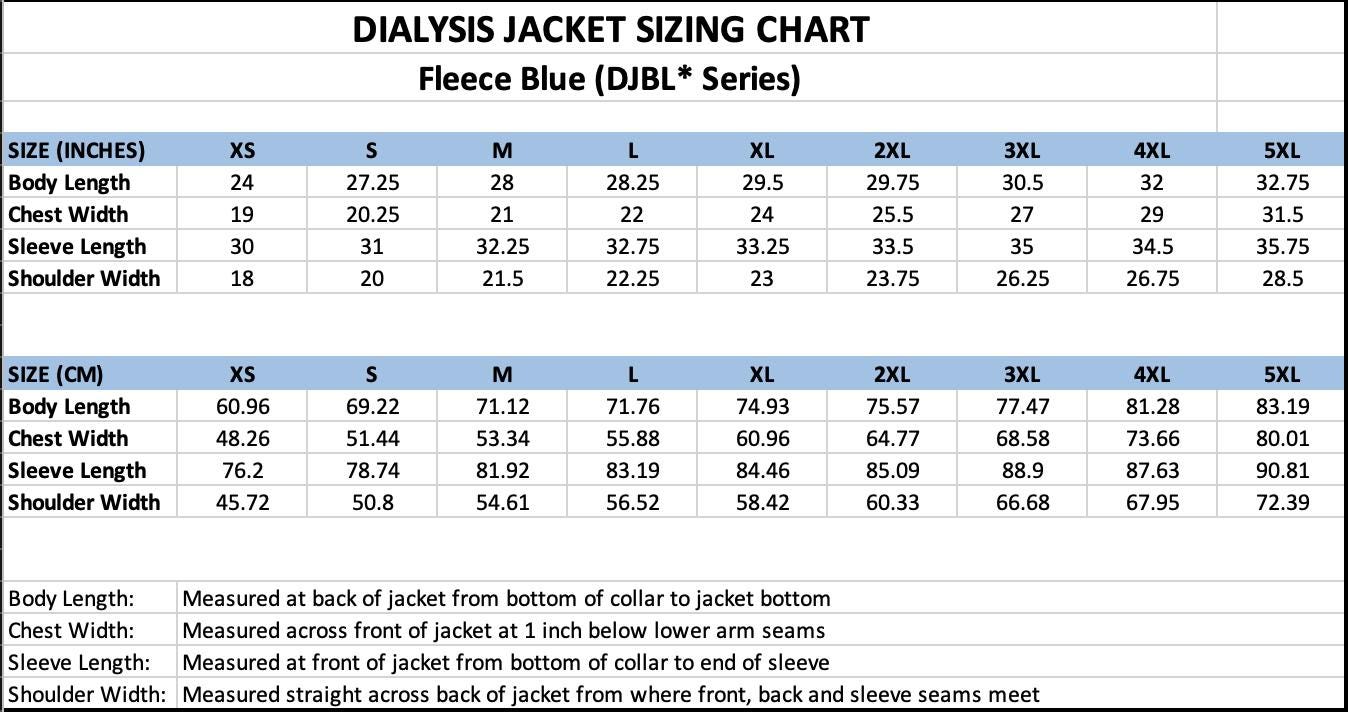 Fleece Jacket for Dialysis or Chemotherapy Treatments That Supports ...
