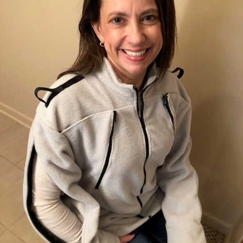 Fleece Jacket for Dialysis or Chemotherapy Treatments That - Etsy