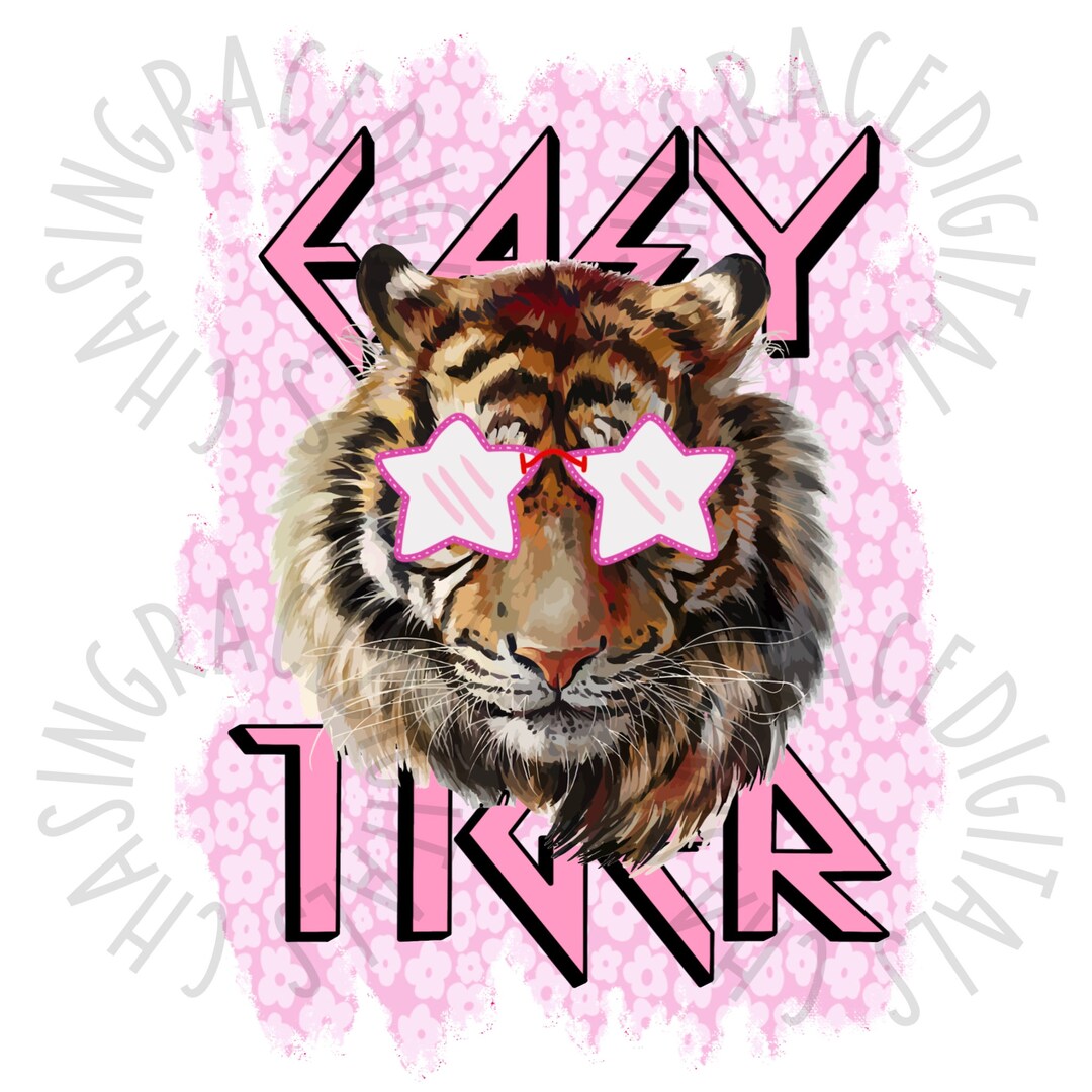 Easy Tiger, PNG, DIGITAL DOWNLOAD, Retro, Summer - Etsy