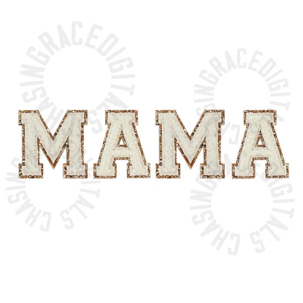 Mama Varsity Letters Png - Etsy
