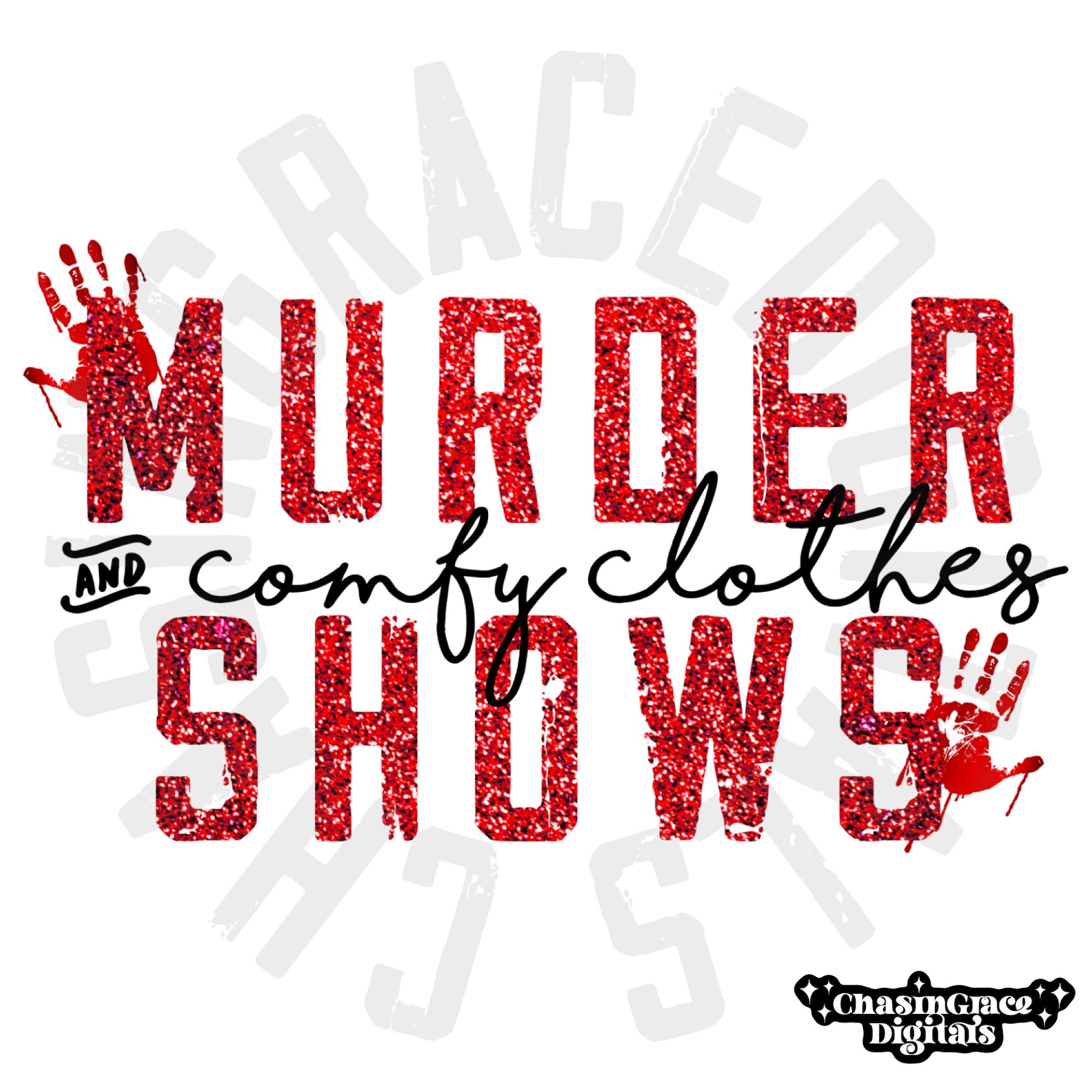 Murder Shows Digital Download Comfy Clothes PNG Halloween - Etsy