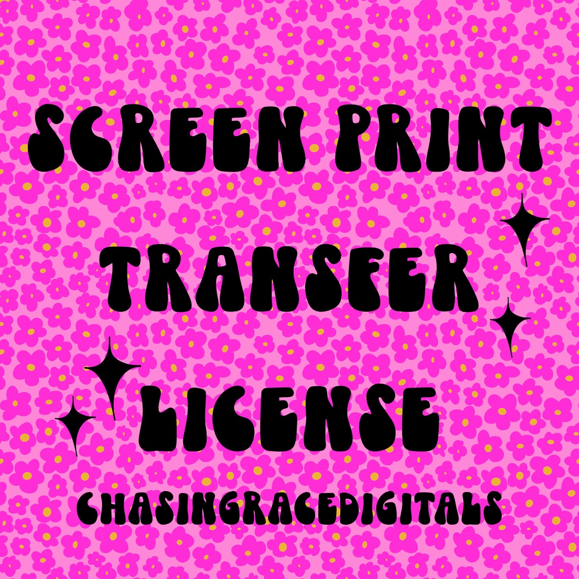 Screen Print Transfer License, Sublimation Transfer License, Retro ...