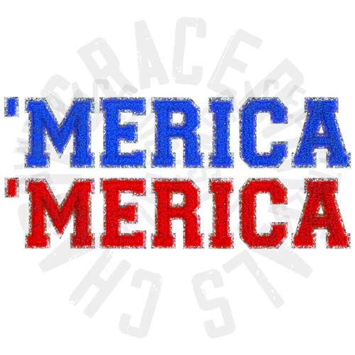 Merica Digital Download Png Red White and Blue INSTANT - Etsy
