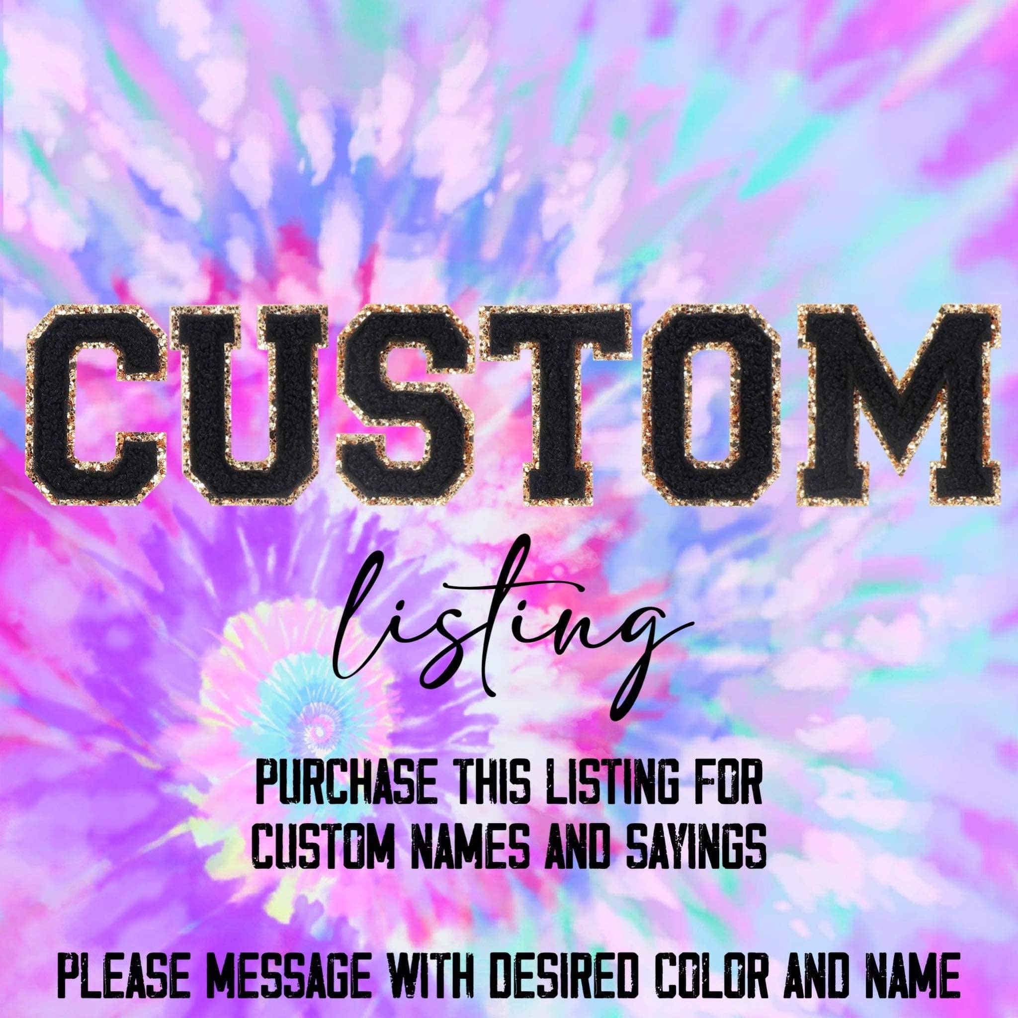 Varsity Letters, PNG, INSTANT DOWNLOAD, Glitter, Custom, Name, Monogram ...