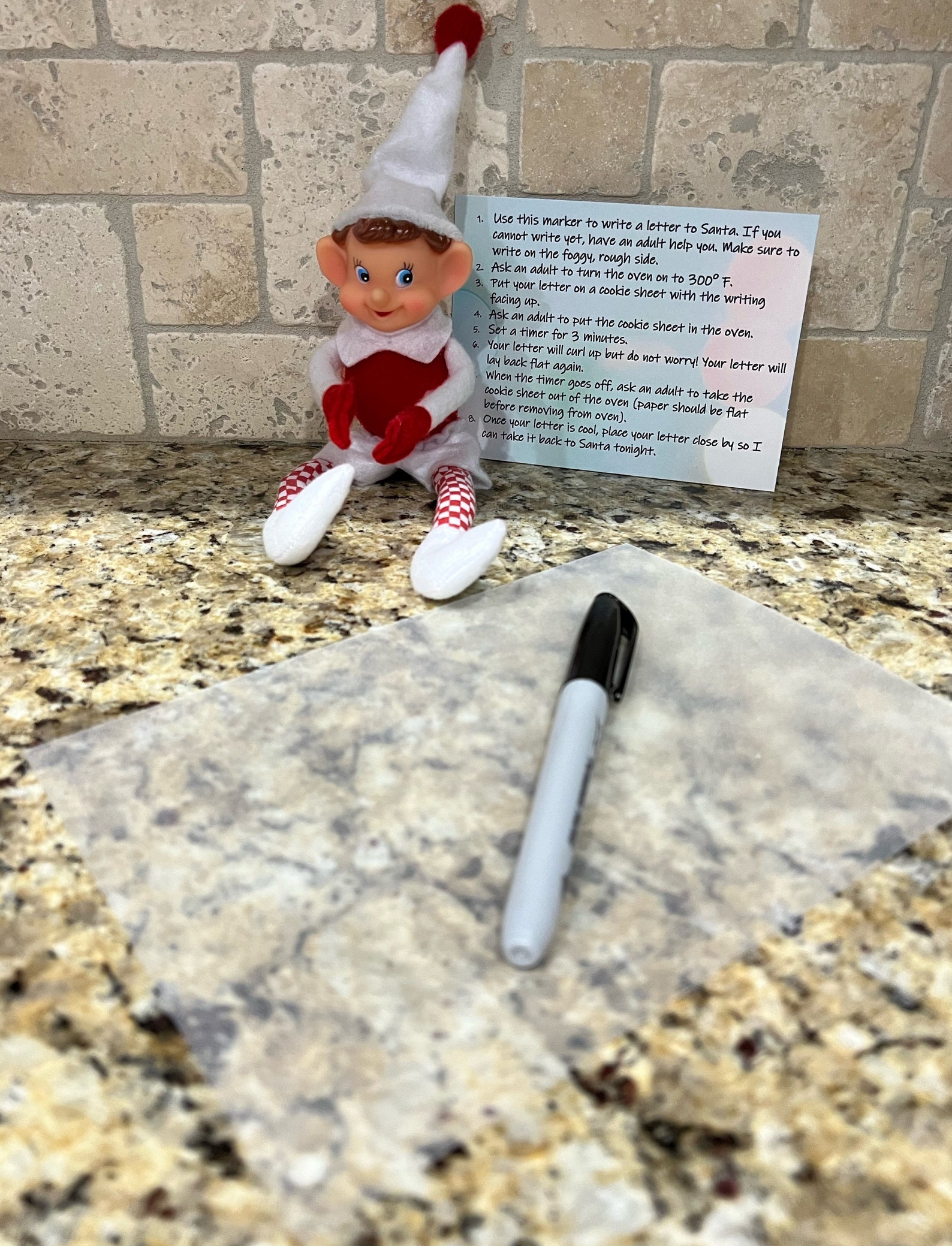 Elf Prop, Shrinking Letter to Santa, Elf Kit, Elf Ideas, Elf Scenes ...