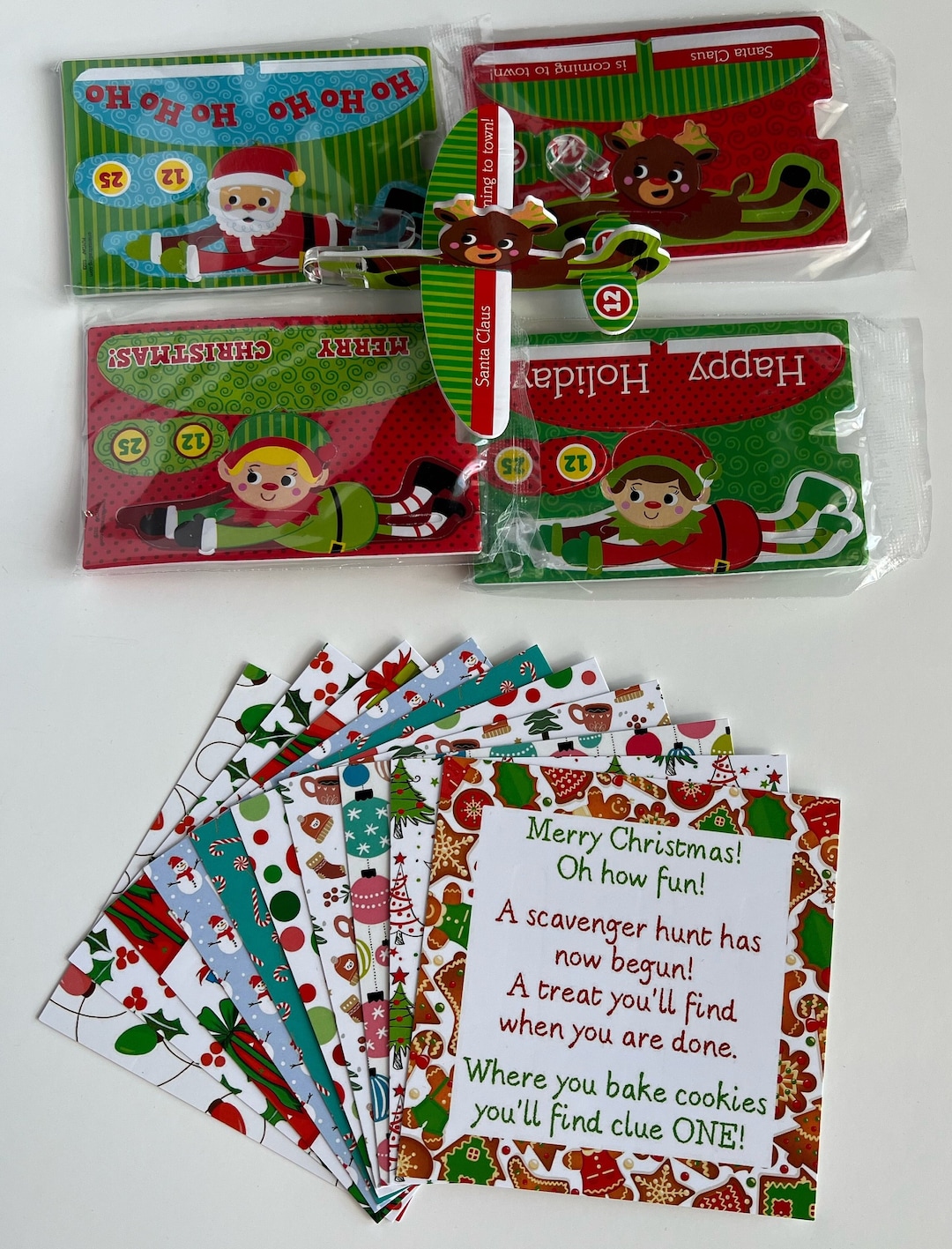 Christmas Scavenger Hunt, Elf Scavenger Hunt, Prize Scavenger Hunt, Elf ...