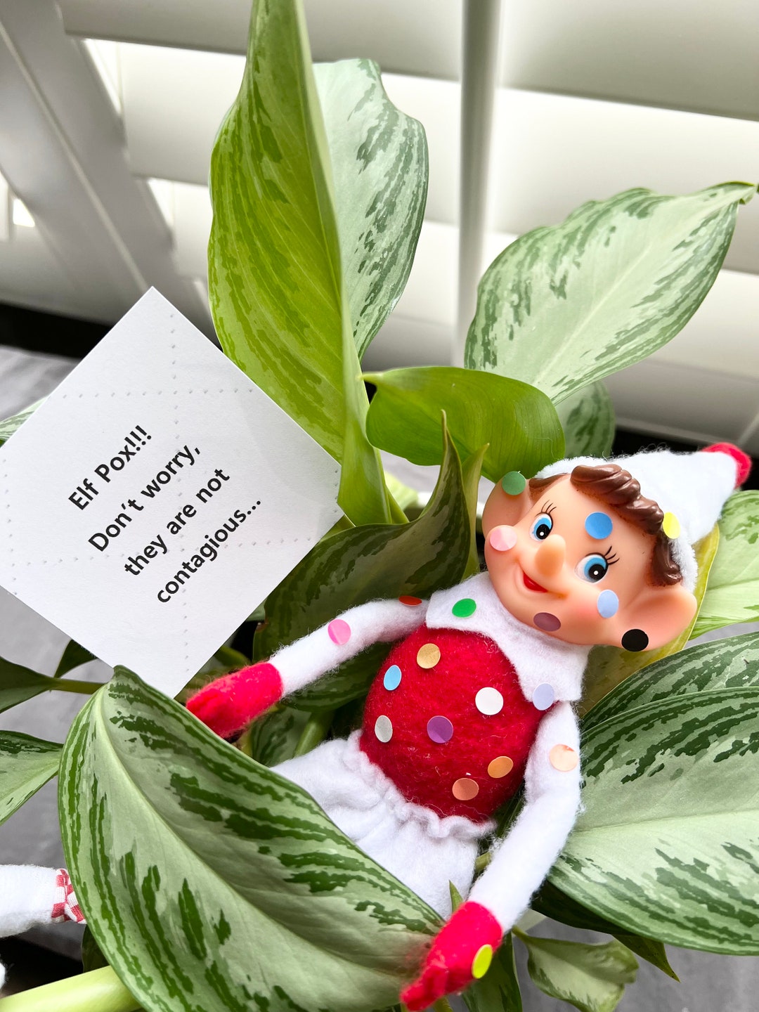 Elf Prop, Elf Pox, Sick Elf, Elf Kit, Elf Ideas, Elf Scenes, Build Your ...