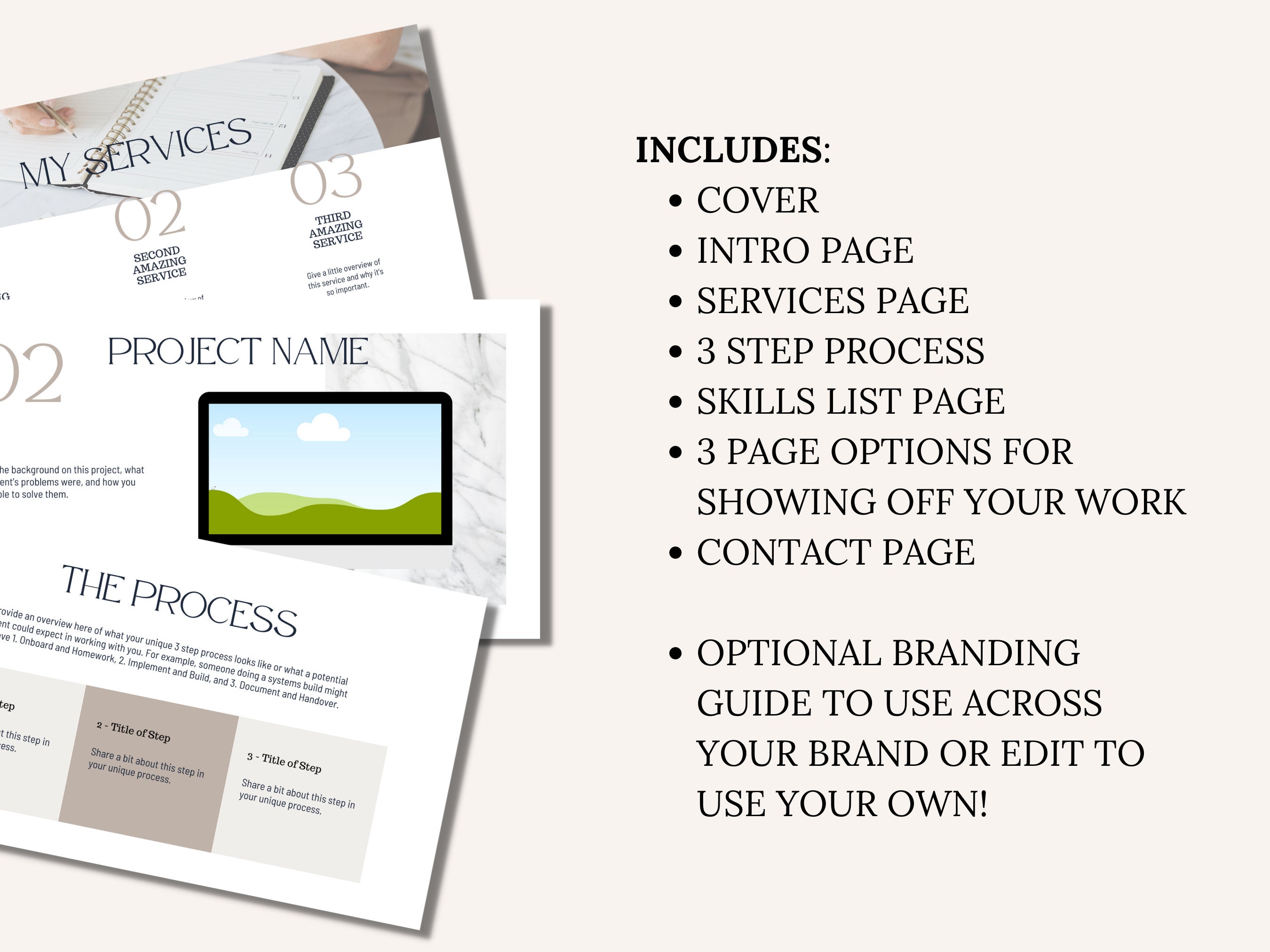 Portfolio Template Freelancer Portfolio Upwork Portfolio - Etsy