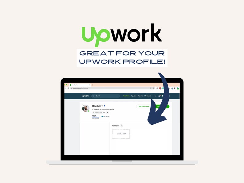 Portfolio Template Freelancer Portfolio Upwork Portfolio - Etsy