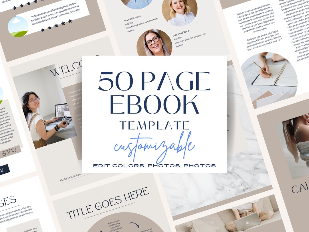 Editable Workbook Canva Template for Coaches | Course Guide | Ebook ...