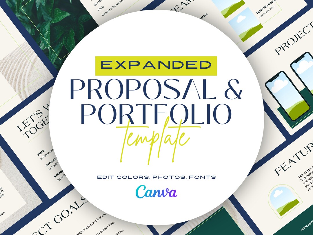 Proposal Template | Portfolio Template | Virtual Assistant | Social ...