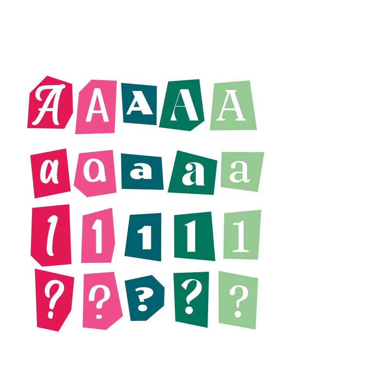 Digital Magazine Letters PNG Transparent, Alphabet Symbols Clip Art ...