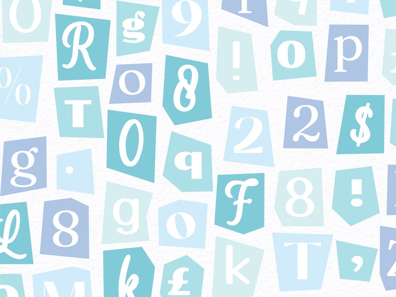 Digital Magazine Letters PNG Transparent, Alphabet Symbols Clip Art Sky ...