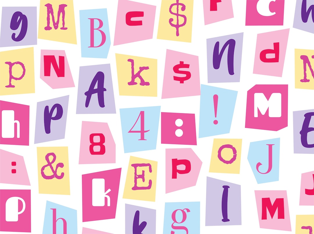 Digital Magazine Letters - PNG Transparent, Alphabet Symbols Clip Art ...