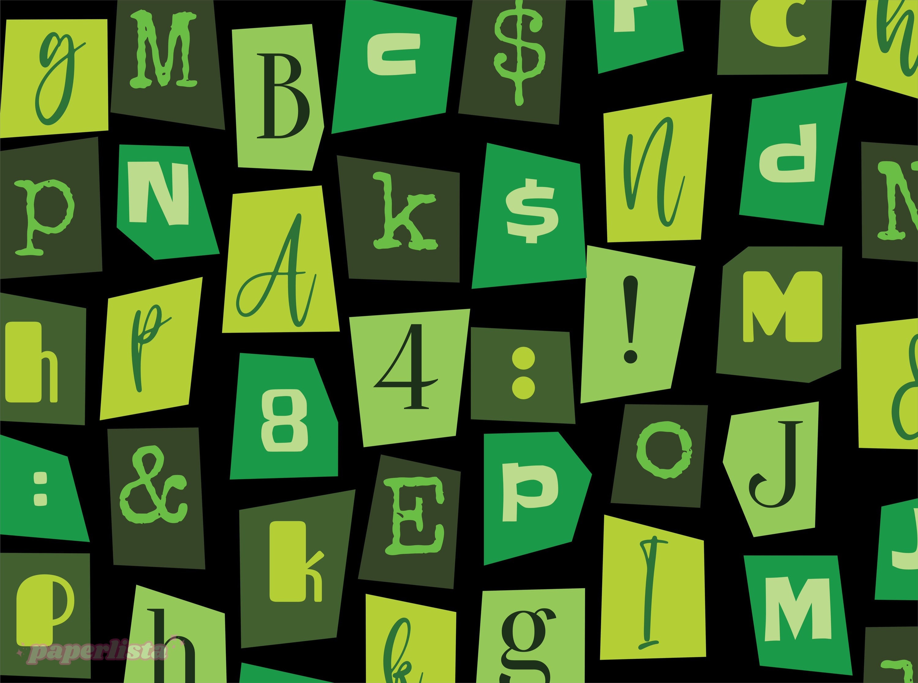 Digital Magazine Letters - PNG Transparent, Alphabet Symbols Clip Art ...