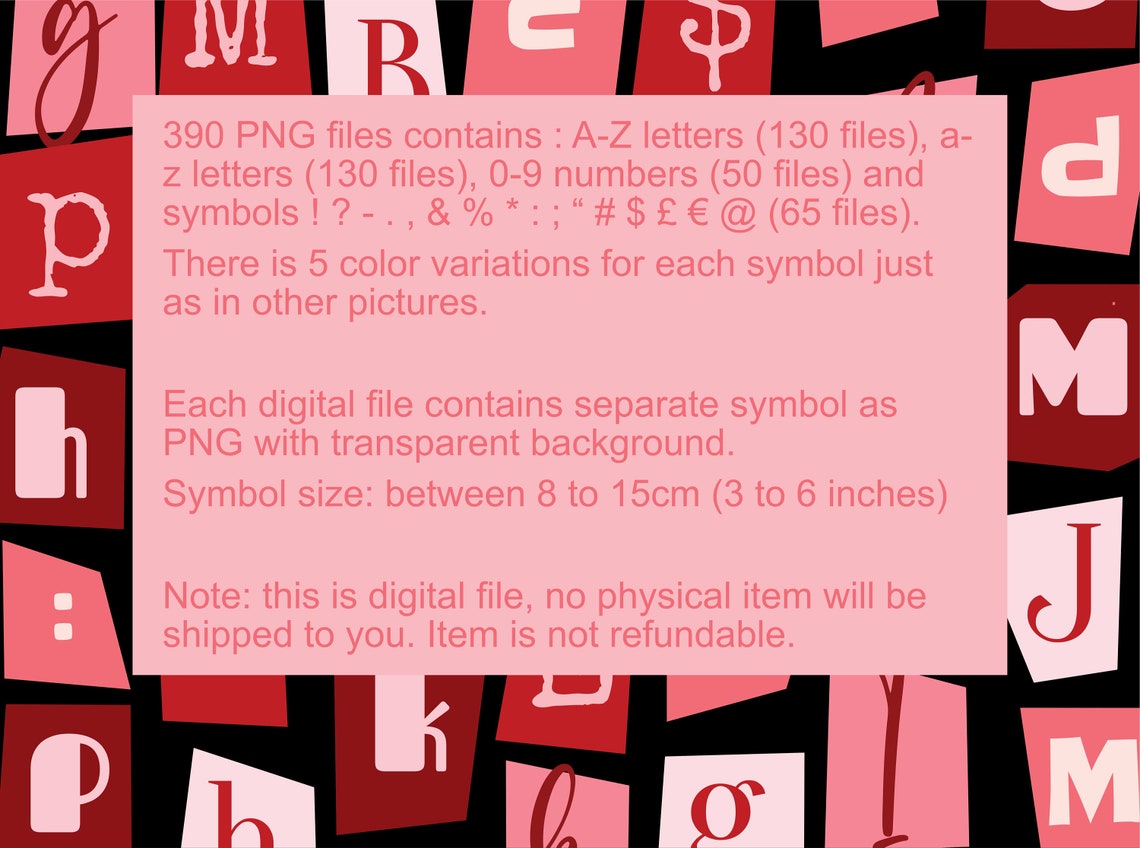Digital Magazine Letters - PNG Transparent, Alphabet Symbols Clip Art ...