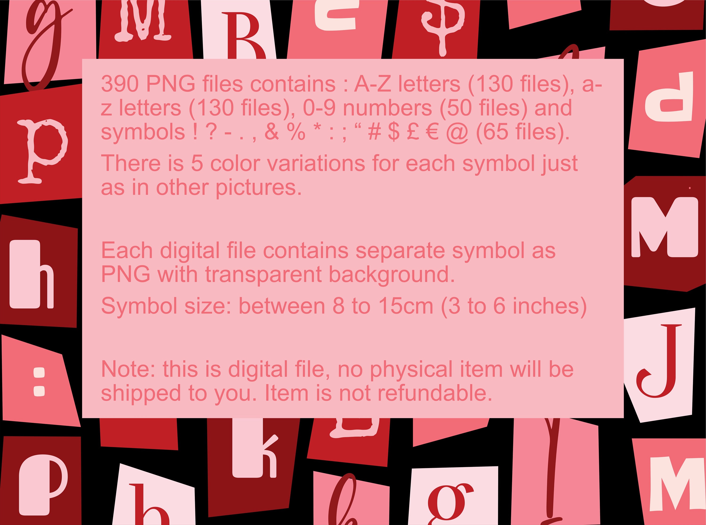 Digital Magazine Letters - PNG Transparent, Alphabet Symbols Clip Art ...