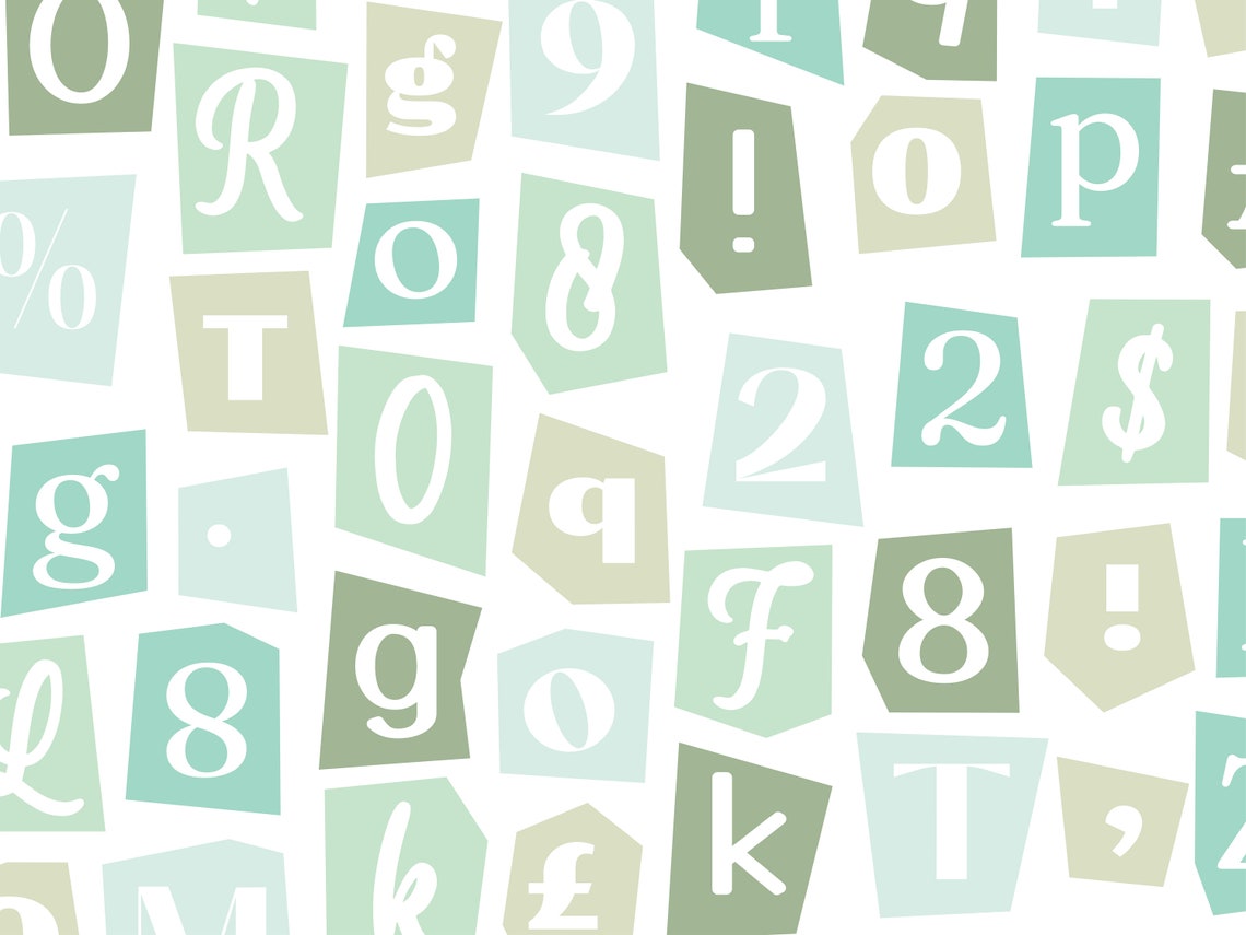 Digital Magazine Letters - PNG Transparent, Alphabet Symbols Clip Art ...