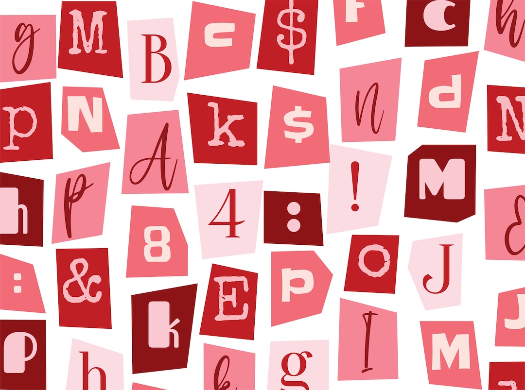 Digital Magazine Letters - PNG Transparent, Alphabet Symbols Clip Art ...