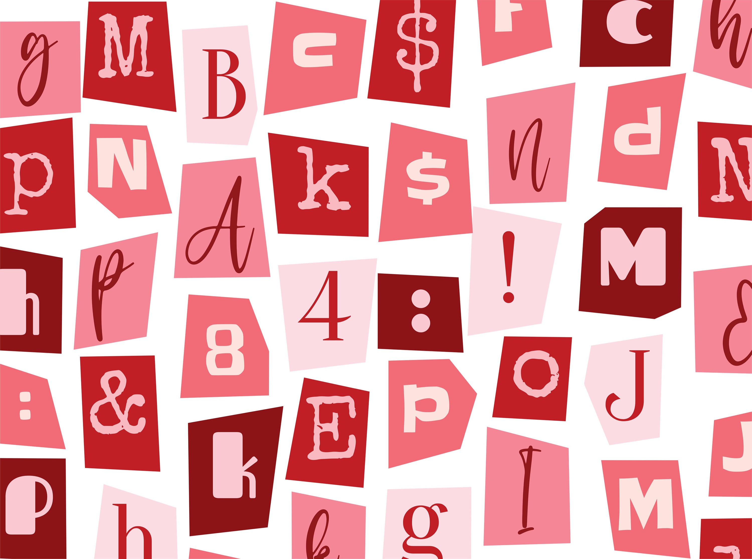 Digital Magazine Letters - PNG Transparent, Alphabet Symbols Clip Art ...