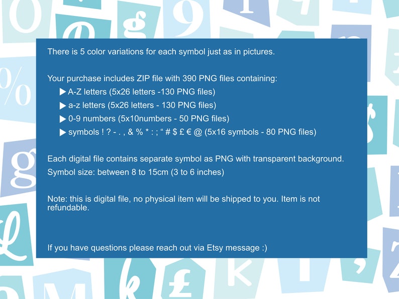 Digital Magazine Letters PNG Transparent, Alphabet Symbols Clip Art Sky ...