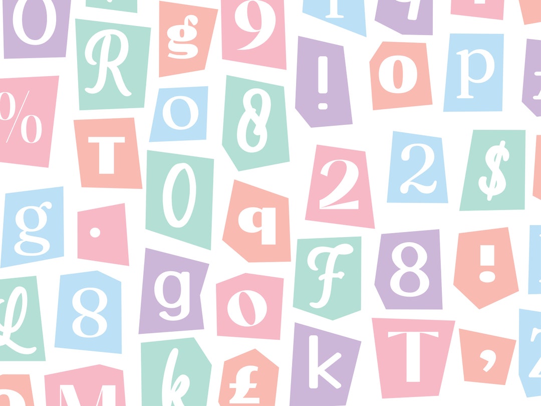 Digital Magazine Letters - PNG Transparent, Alphabet Symbols Clip Art ...