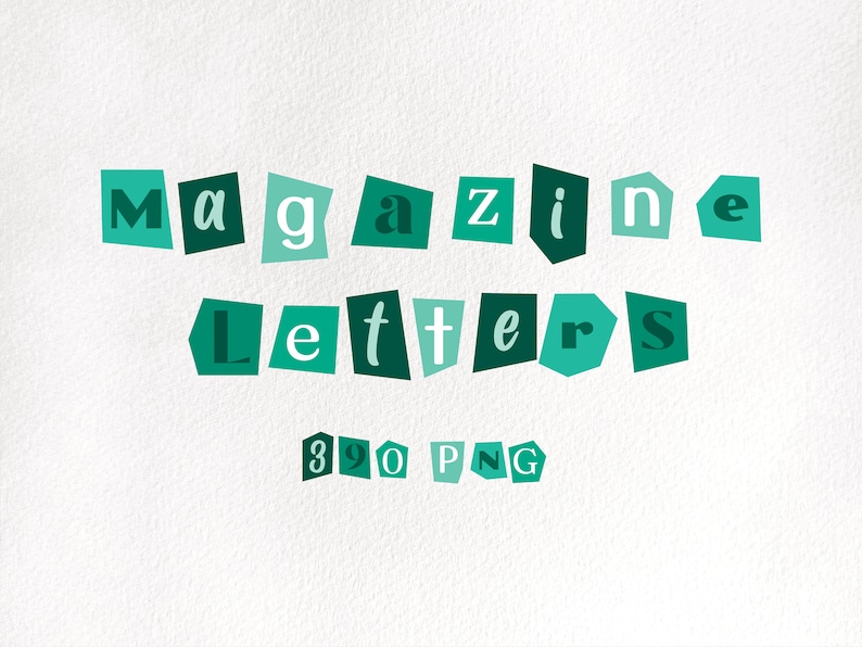 Digital Magazine Letters PNG Transparent, Alphabet Symbols Clip Art ...