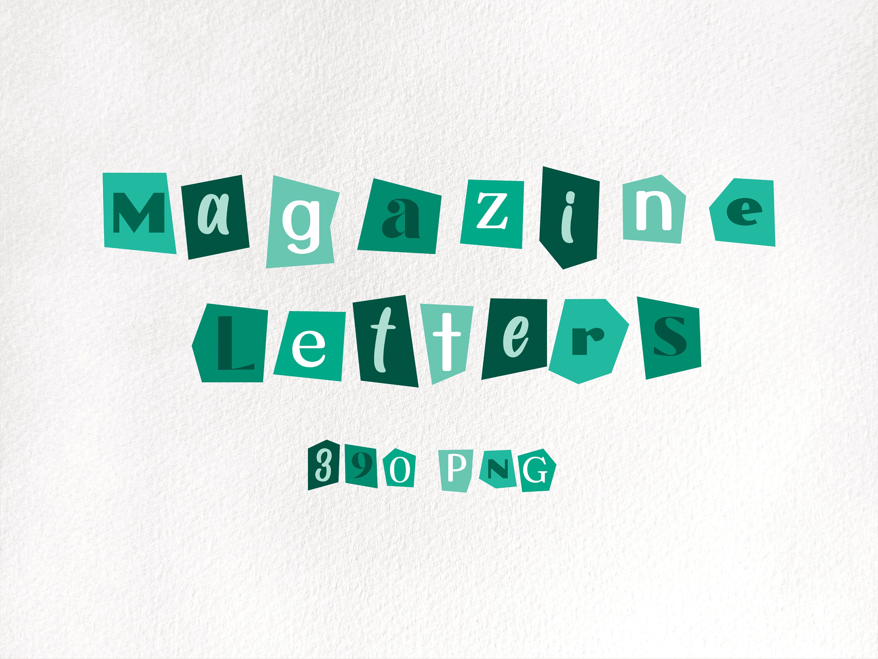 Digital Magazine Letters PNG Transparent, Alphabet Symbols Clip Art ...