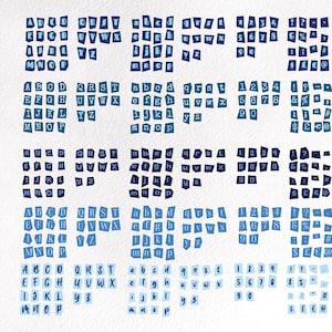 Ransom Note Letters – Digital Alphabet Clip Art (PNG) - Etsy