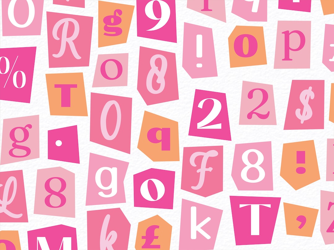 Digital Magazine Letters - PNG Transparent, Alphabet Symbols Clip Art ...