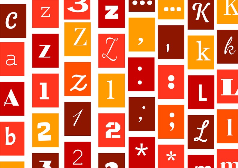 Digital Magazine Letters PNG Transparent Files Alphabet - Etsy