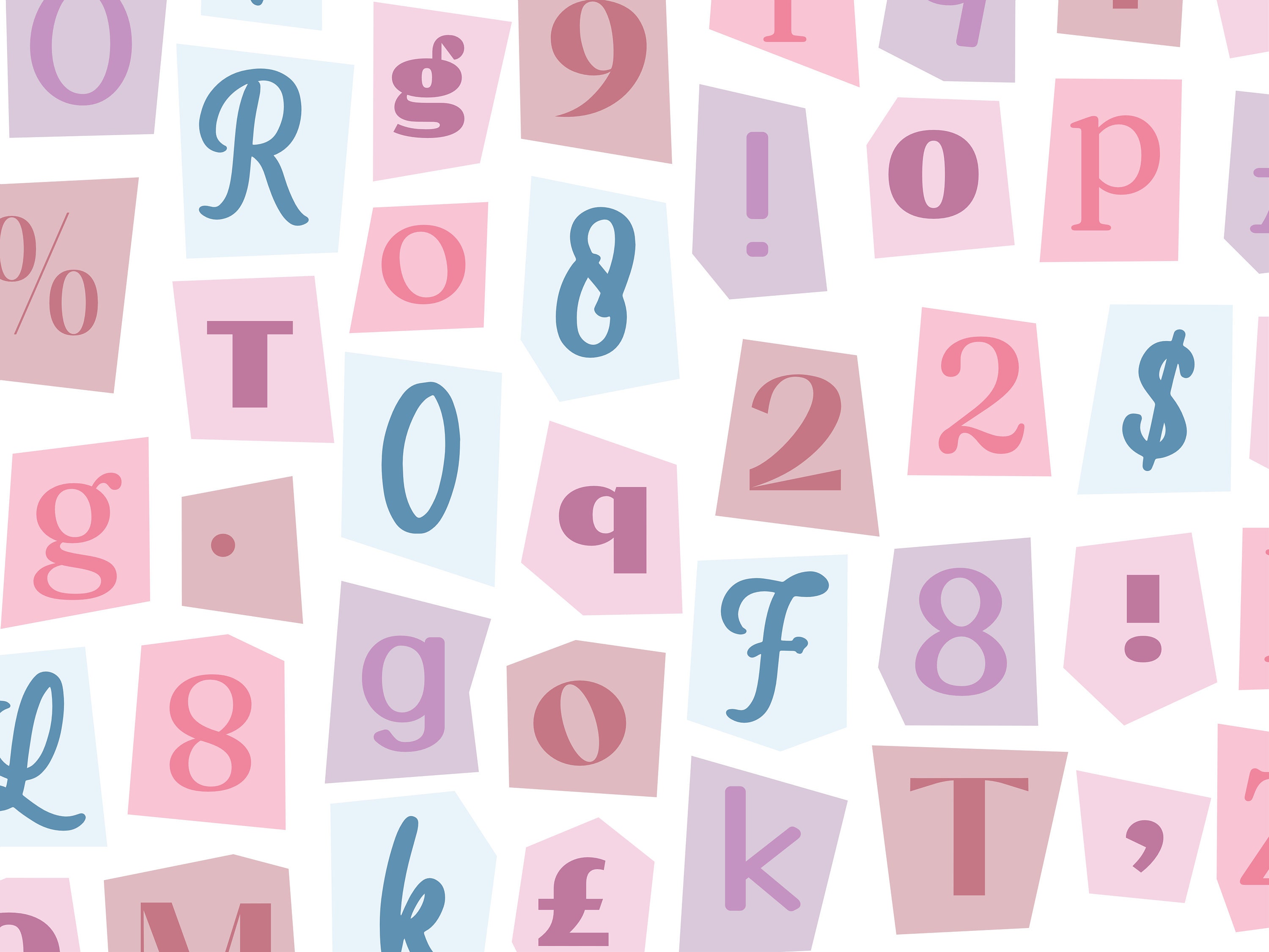 Digital Magazine Letters PNG Transparent, Alphabet Symbols Clip Art ...
